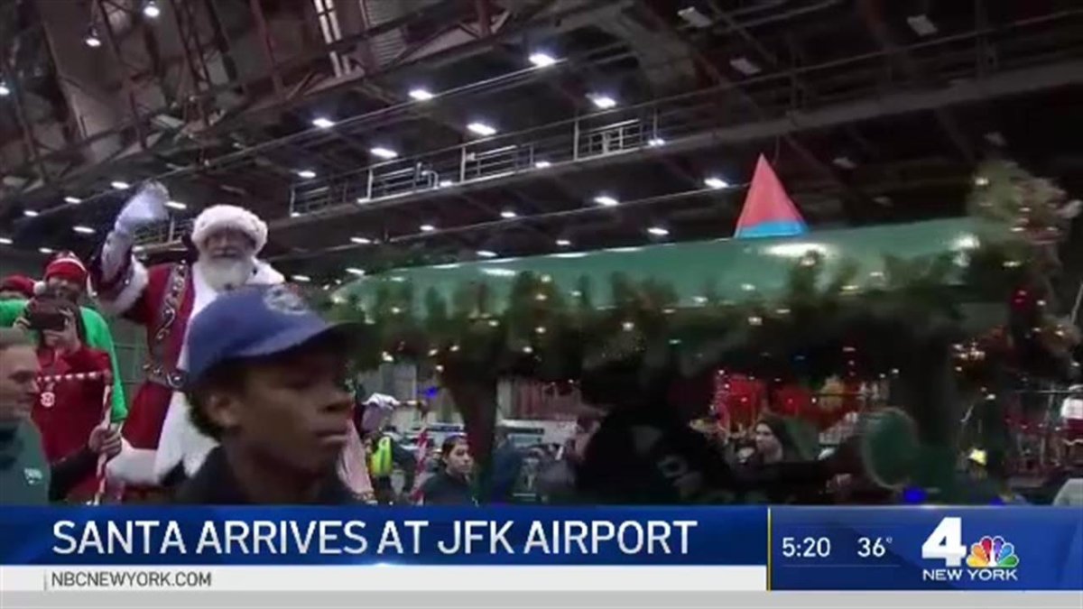 ‘Operation Santa Claus’ Brings Smiles at JFK – NBC New York