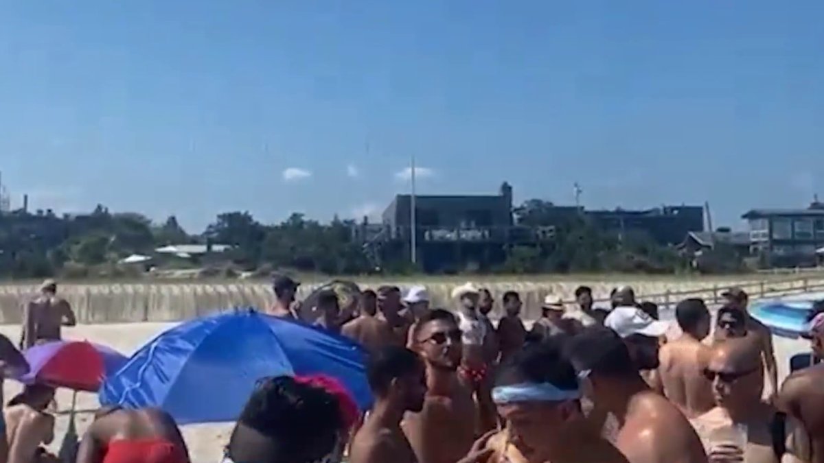 Packed Beaches, Parties on Fire Island Spark Uproar – NBC New York