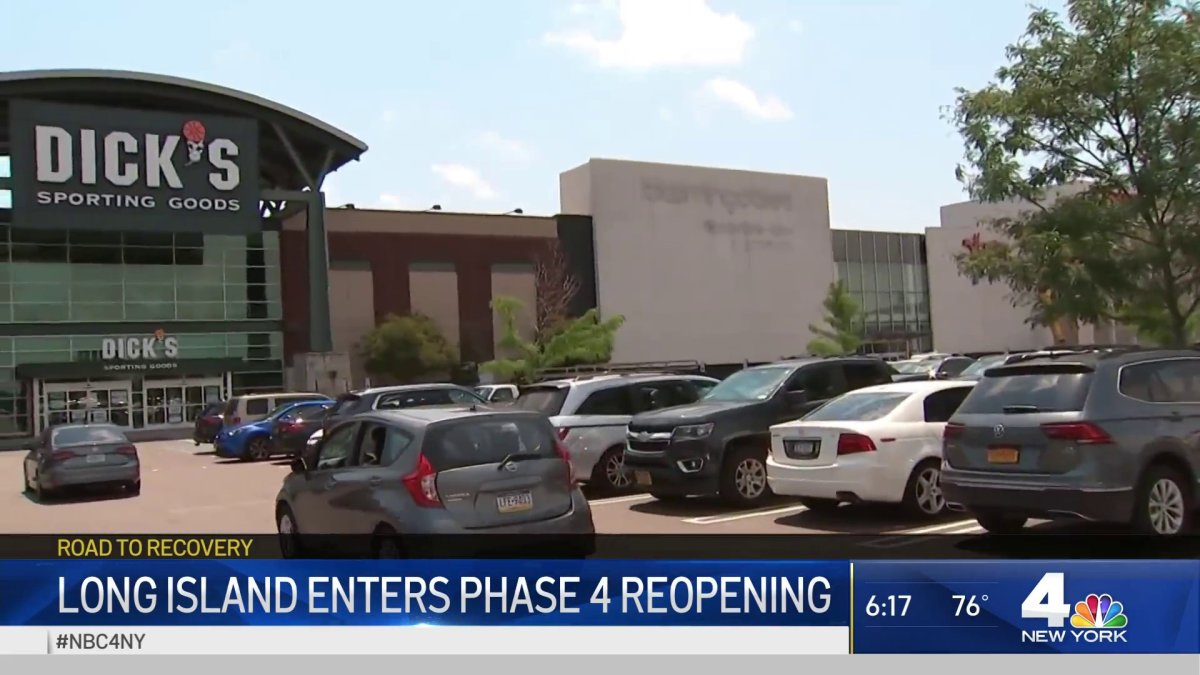 Long Island Enters Phase 4 – NBC New York