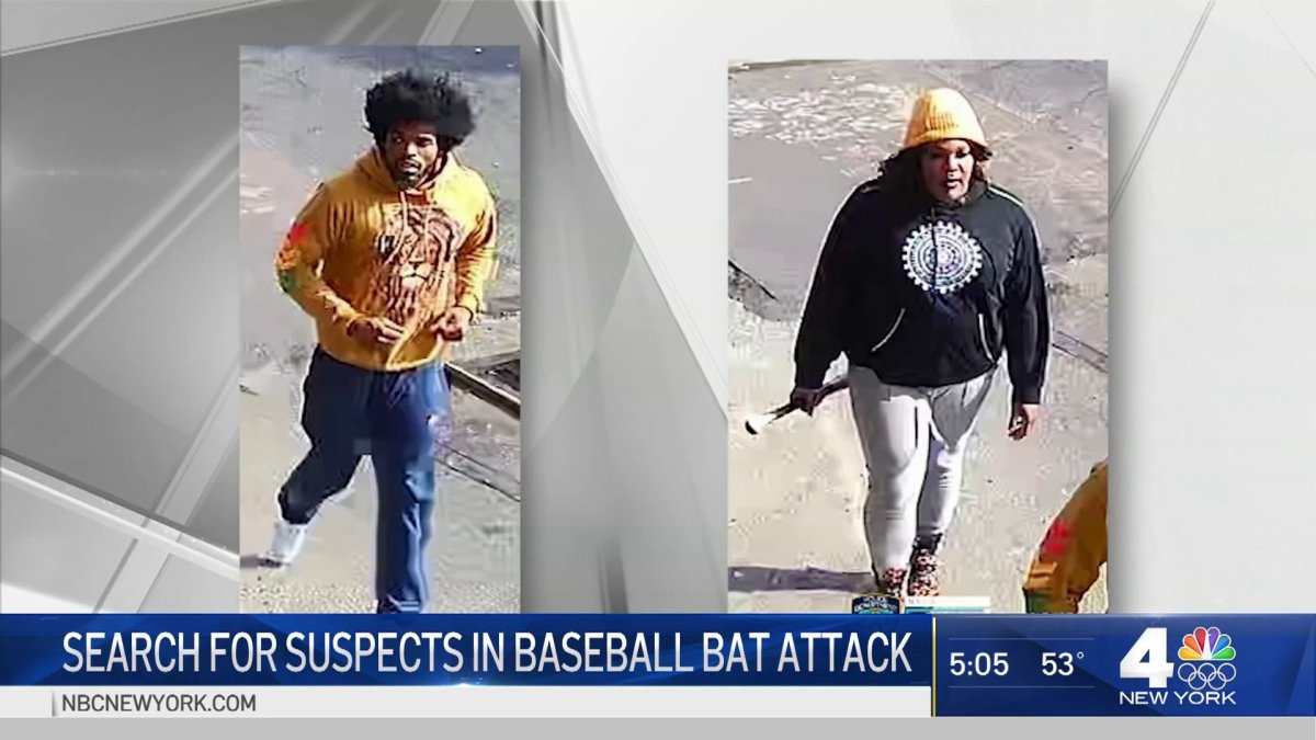 Search for Suspects in NYC Baseball Bat Attack – NBC New York