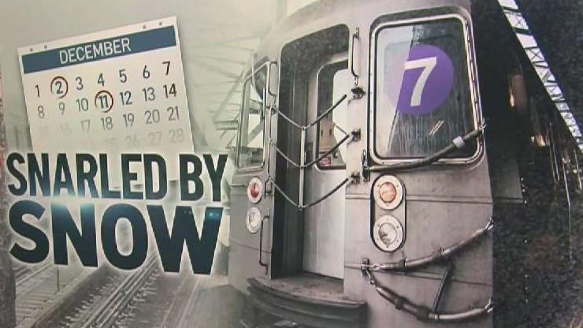 7 Train Line Gets Snarled By Snow – NBC New York