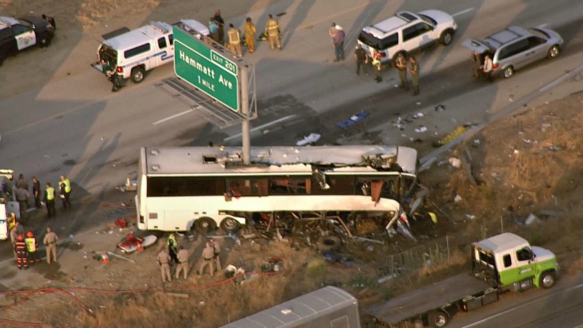Four Dead in Tour Bus Crash in Merced County: CHP – NBC New York