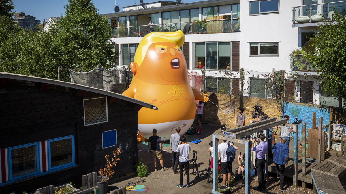 Big Blimp of Trump as a Baby OK’d for Aerial London Protest – NBC New York