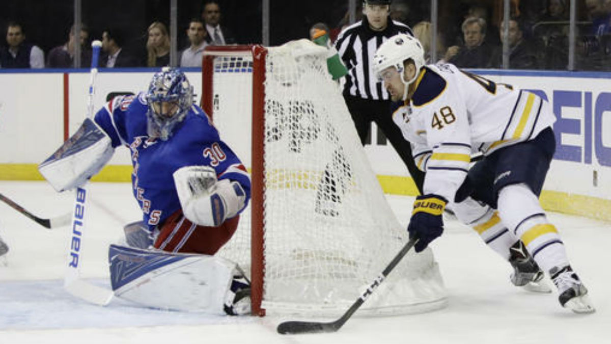 Kane, Bailey Score 1:42 Apart; Rangers Fall to Sabres 4-1 – NBC New York