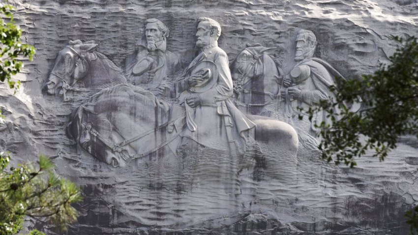 Carved Into Georgia Mountain, Stone Mountain Poses Another Test for ...