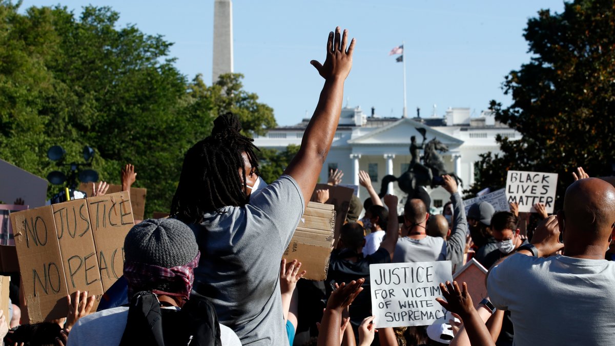 Tear Gas, Threats for Protesters Before Trump Visits Church – NBC New York