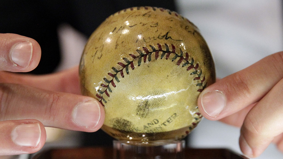 Babe Ruth’s First Home Run Ball to Be Auctioned – NBC New York