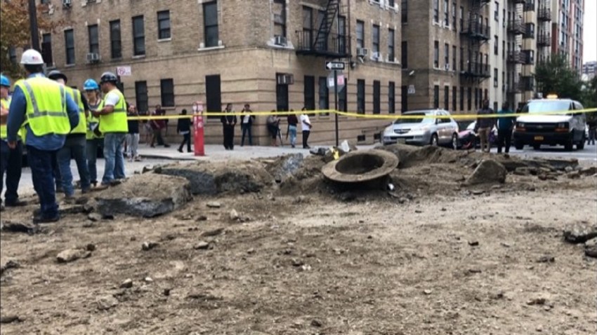 Gas Line Ruptures, Sparking Explosion and Sinkhole at Bronx ...