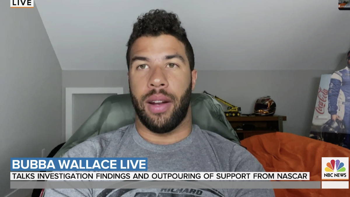 Bubba Wallace ‘Relieved’ He Wasn’t Target of Hate Crime, But ‘It Was ...