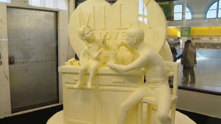 Massive Butter Sculpture Unveiled as New York State Fair Kicks Off ...