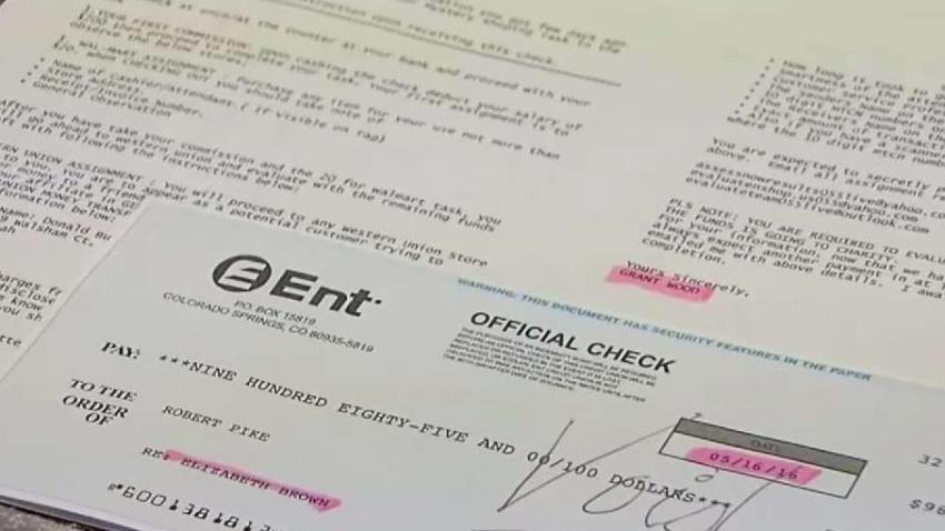 Fake Cashier’s Check Scam Returns – NBC New York