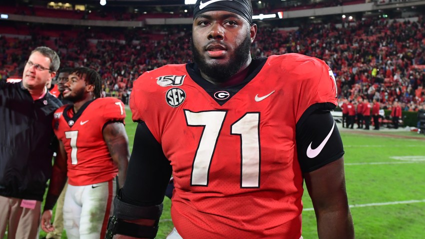 Giants Select Georgia OT Andrew Thomas With Fourth Overall Pick in 2020 ...