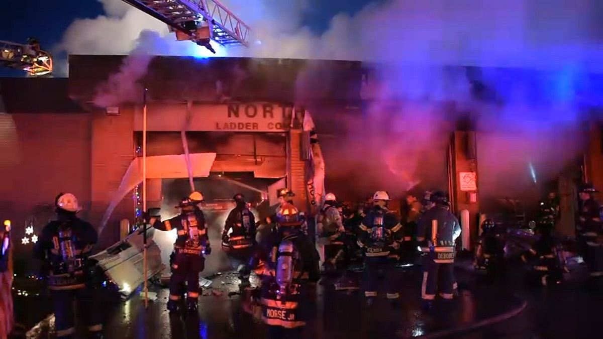 Flames Tear Through Long Island Firehouse, Destroy Fire Trucks and ...