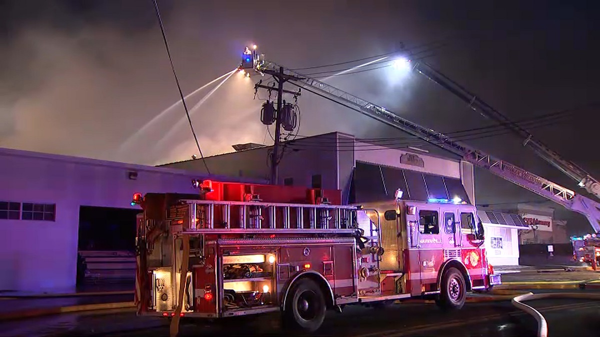 Multi-Alarm Christmas Morning Fire Breaks Out in NJ Commercial Building ...