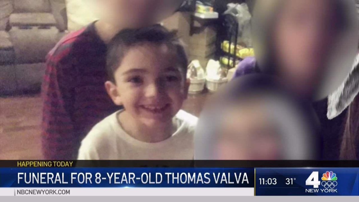 Mourners Say Goodbye To 8 Year Old Thomas Valva Nbc New York