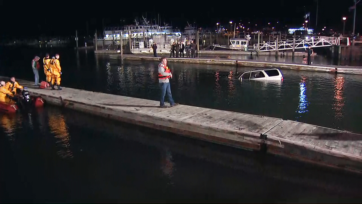 Driver Dies After Car Plunges Into Water Off Long Island Marina Nbc