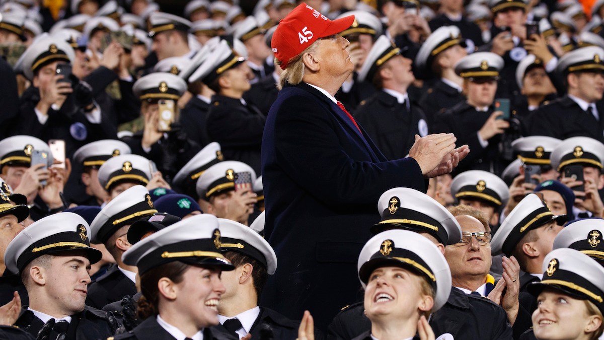 Possible ‘White Power’ Hand Signs at Army-Navy Game Probed – NBC New York