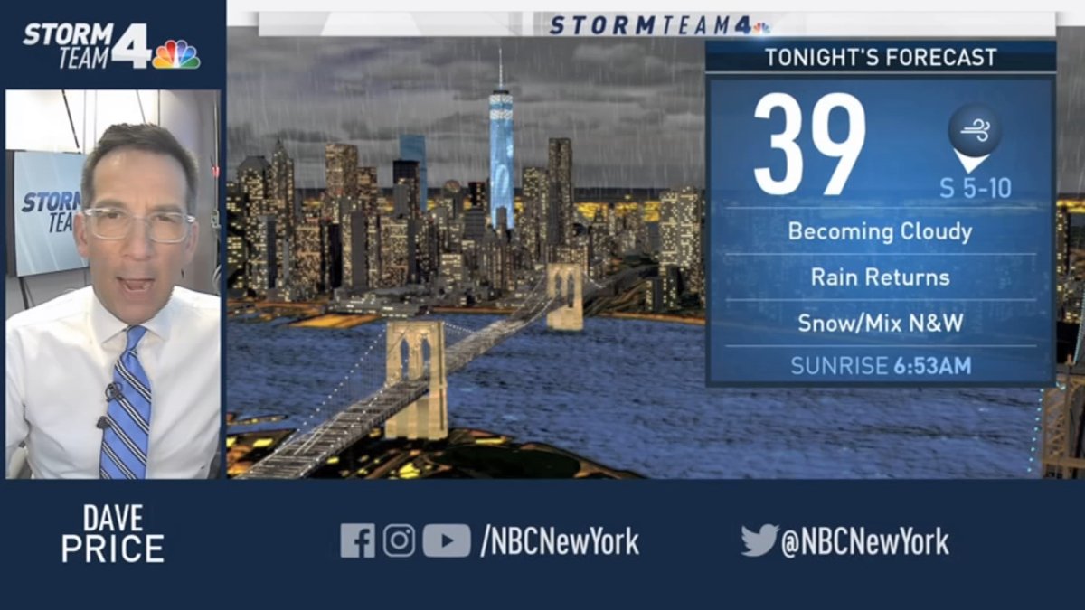 Latest Forecast From Storm Team 4 – NBC New York