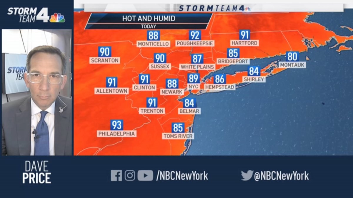Latest Forecast From Storm Team 4 – NBC New York