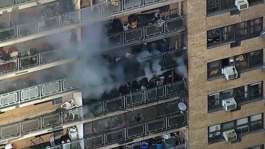 Raging Fire Breaks Out on 12th Floor of 25-Story Apartment Building in ...