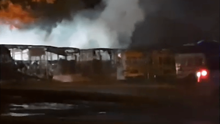 6 Buses Burn in Suburban NY School District Parking Lot – NBC New York