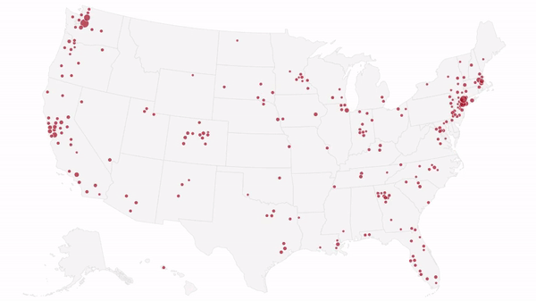 Map: Watch Coronavirus Cases Spread Across the US – NBC New York