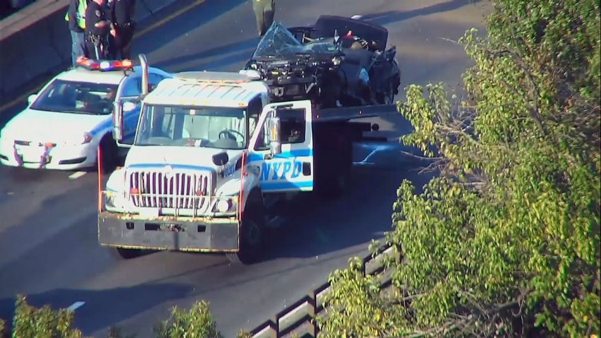 Car Hits Tractor-Trailer, SUV on Cross Bronx Expressway; 1 Dead: NYPD ...