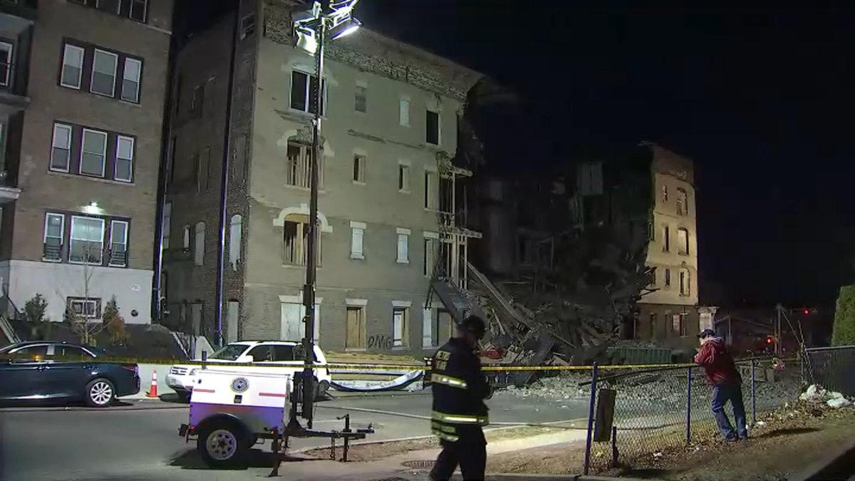 Four-Story Building in NJ Collapses; No Reports of Injuries: Officials ...