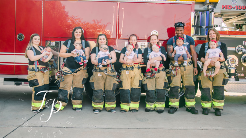 They’re Here! 7 Firefighters’ Wives Who Were All Pregnant at Same Time ...