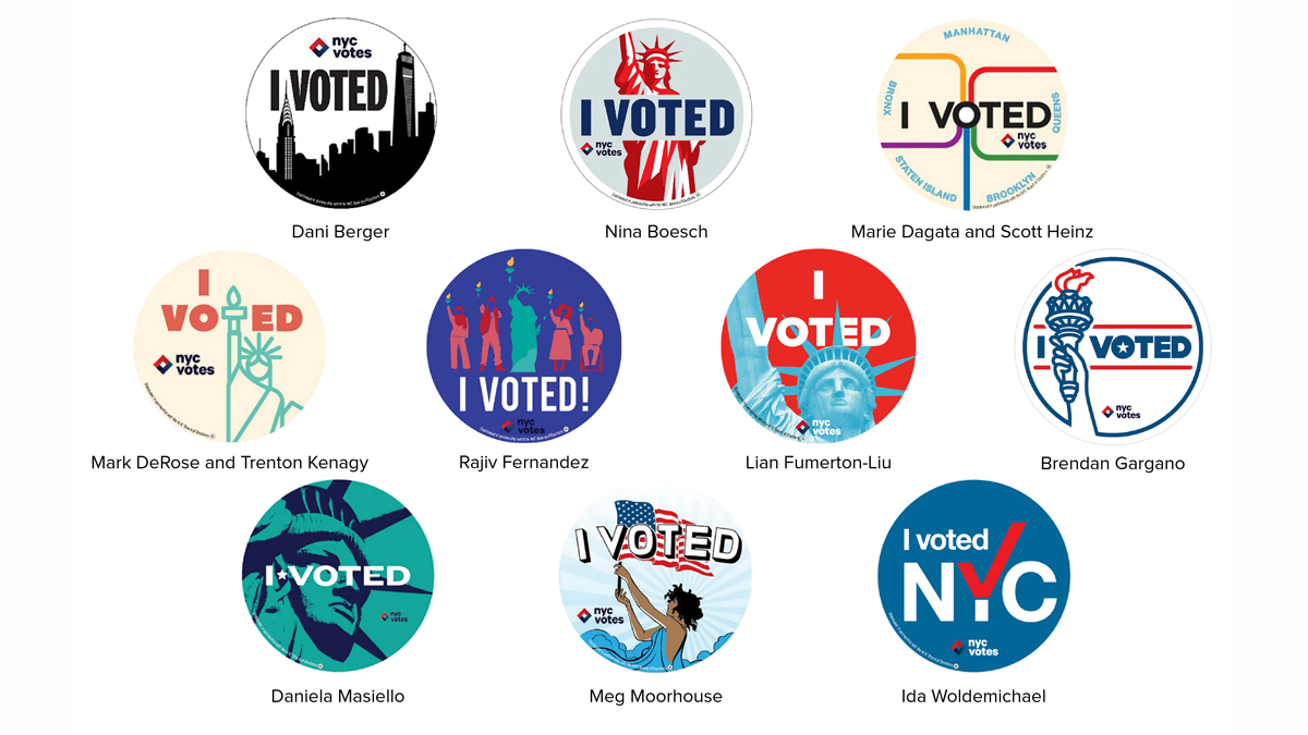 How to Pick NYC’s New ‘I Voted’ Sticker Design – NBC New York