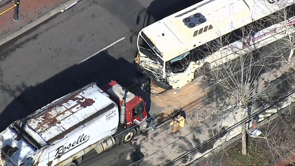 NJ Transit Bus Driver Killed After Head-on Crash With Garbage Truck ...