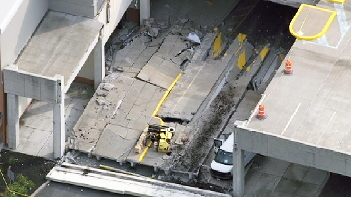 Parking Garage Collapses at Woodbridge Crossings Mall – NBC New York