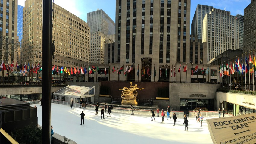 Skating Rink at Rockefeller Center Opens – NBC New York