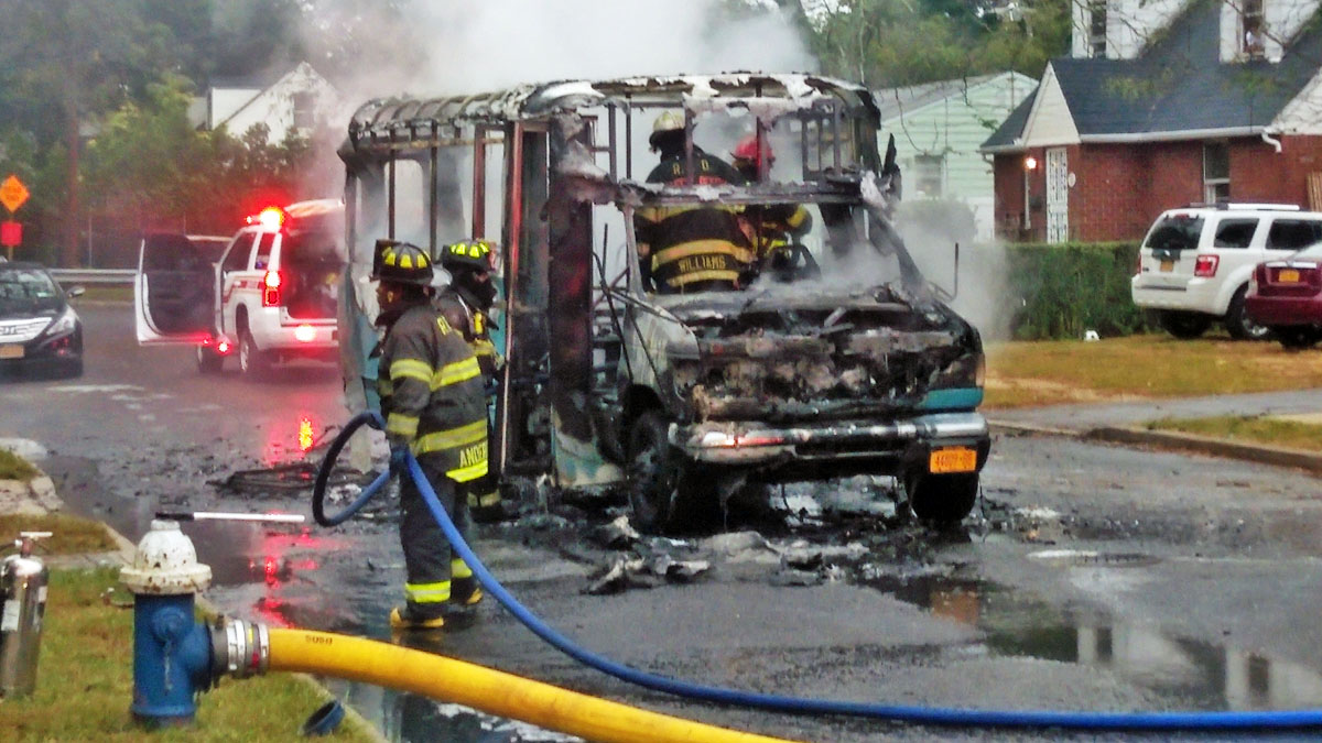 School Bus Carrying Kids With Special Needs Bursts Into Flames on Long ...