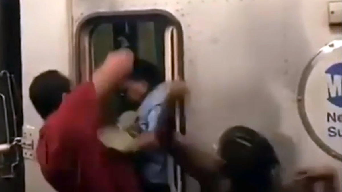 Angry Subway Passengers Attack Conductor Following Announcement That ...