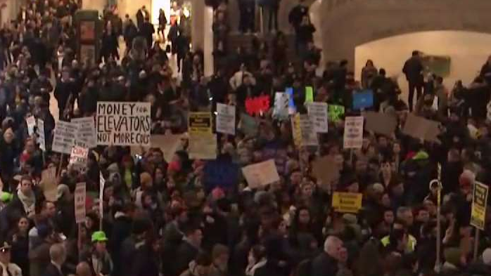 Protests Break Out in Midtown, Brooklyn as Group Rallies for Free ...