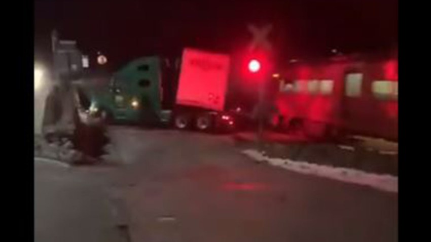 Video Shows NJ Transit Train Plow Through Truck in Rockland County ...