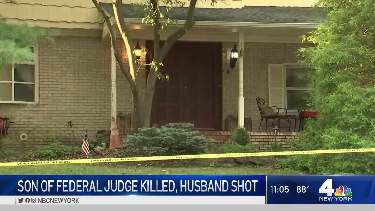 Son Of New Jersey Federal Judge Killed Husband Shot Feds Search For