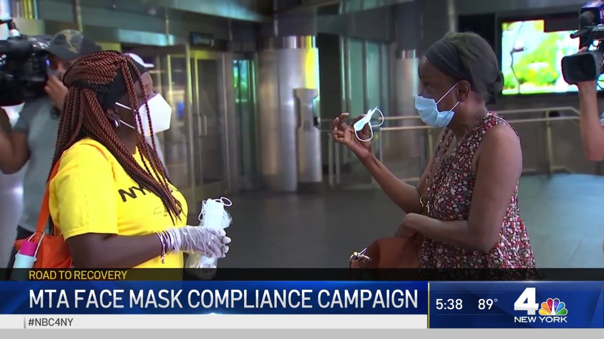MTA Launches Face Mask Compliance Campaign – NBC New York