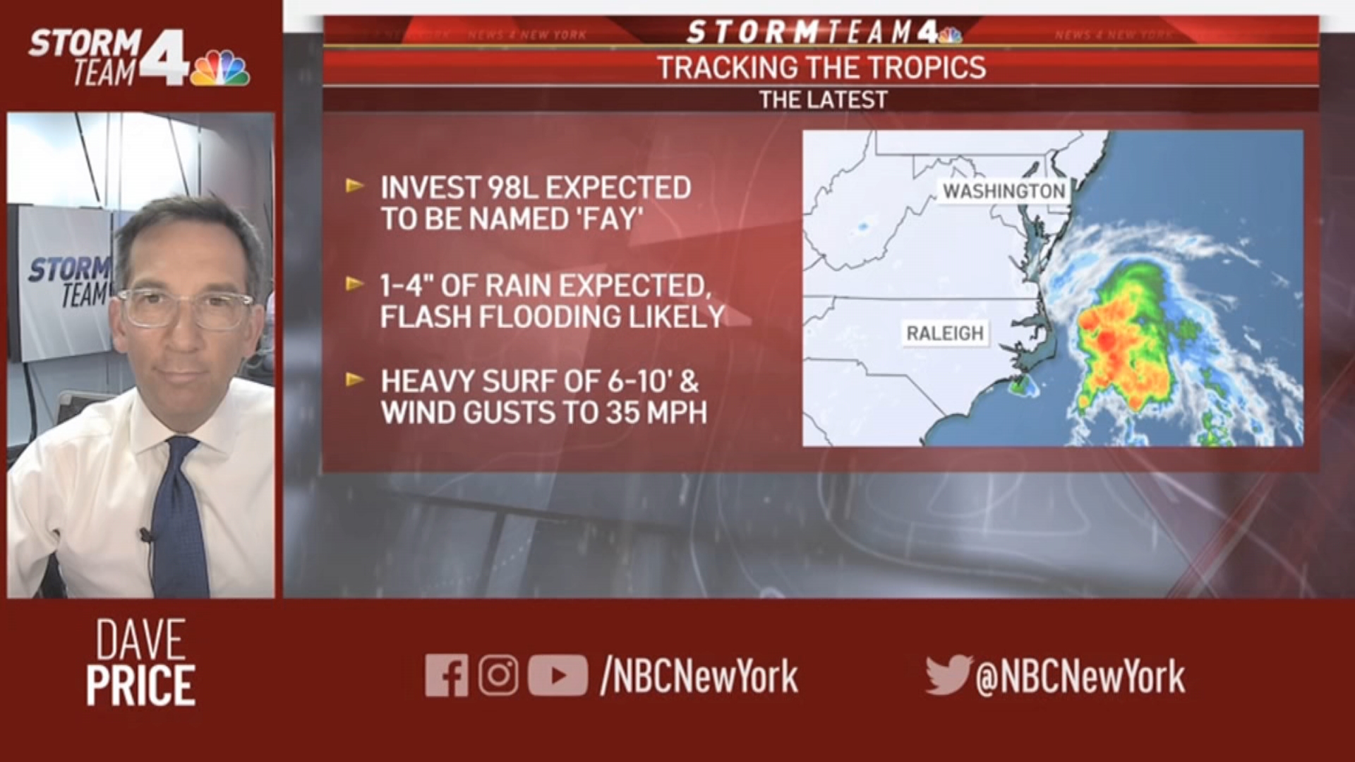 Latest Forecast From Storm Team 4 – NBC New York