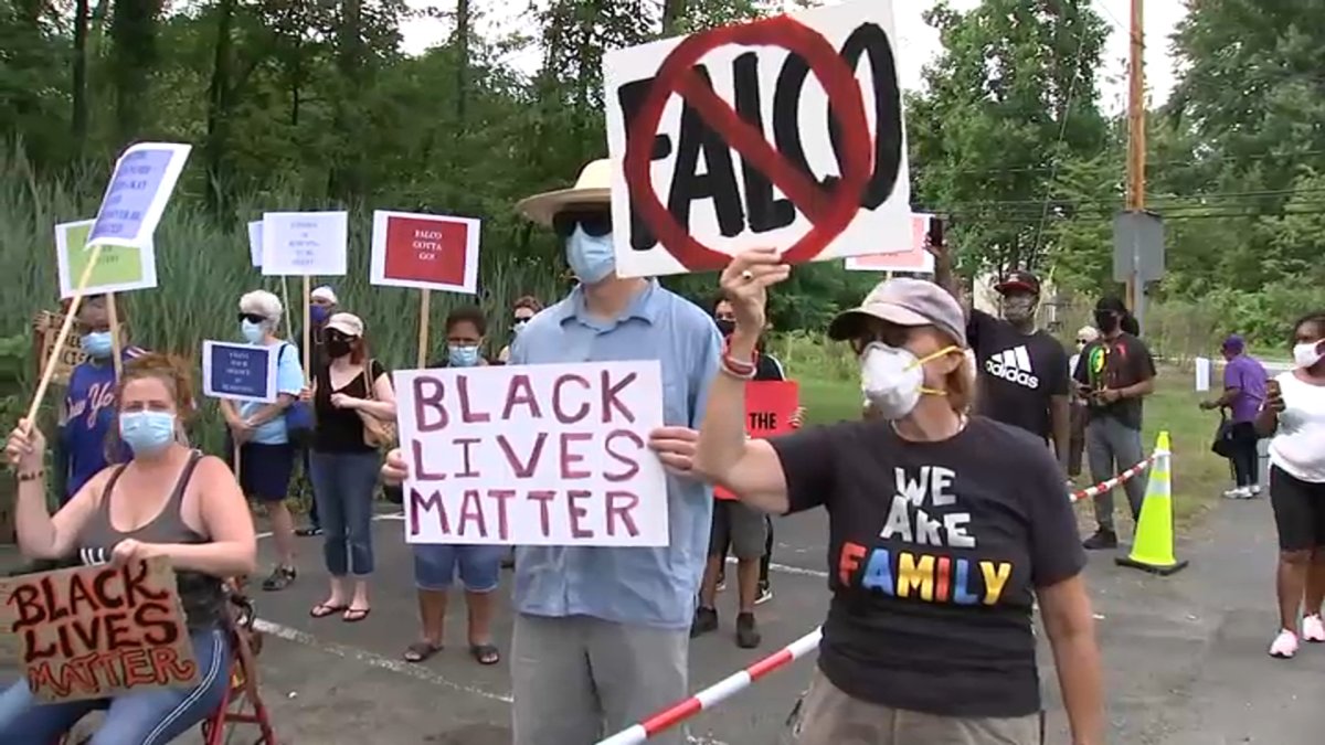 Hundreds Protest Rockland County Sheriff’s Controversial Facebook Posts ...