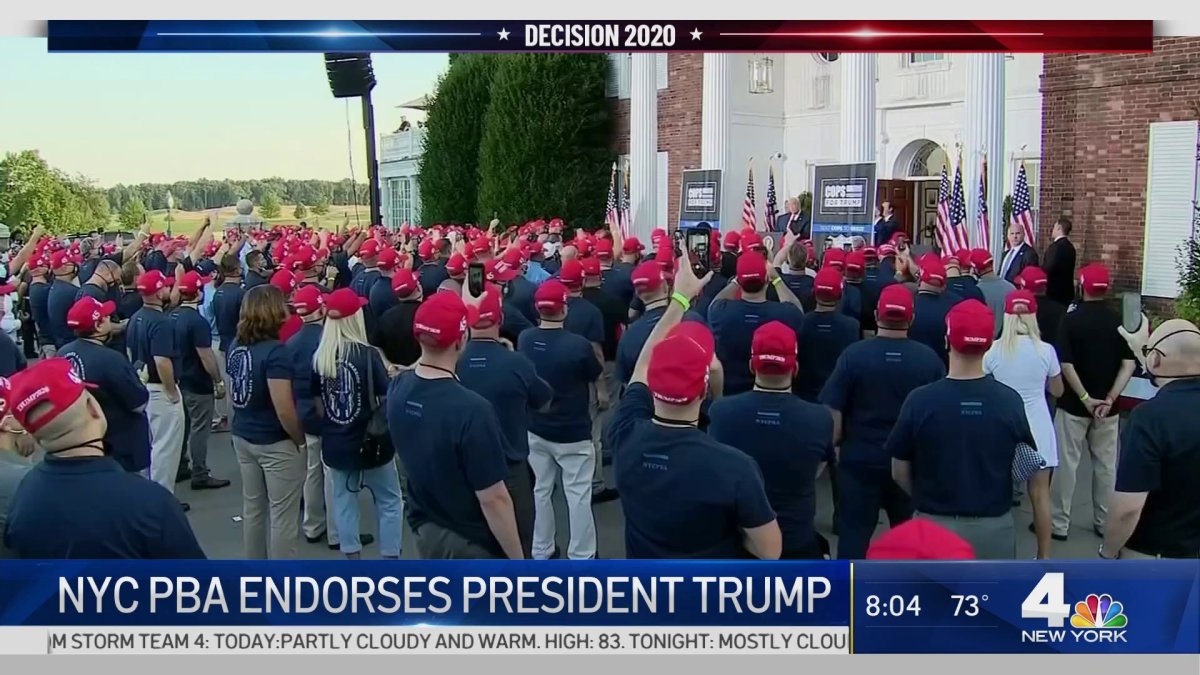 New York’s Largest Police Union Endorses President Trump – NBC New York New York’s Largest Police Union Endorses President Trump – NBC New York