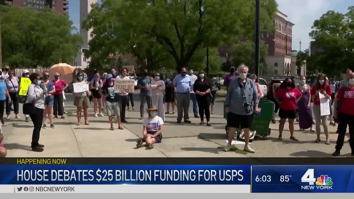 Rallies Support USPS as House Debates $25 Billion Funding Aid – NBC New ...
