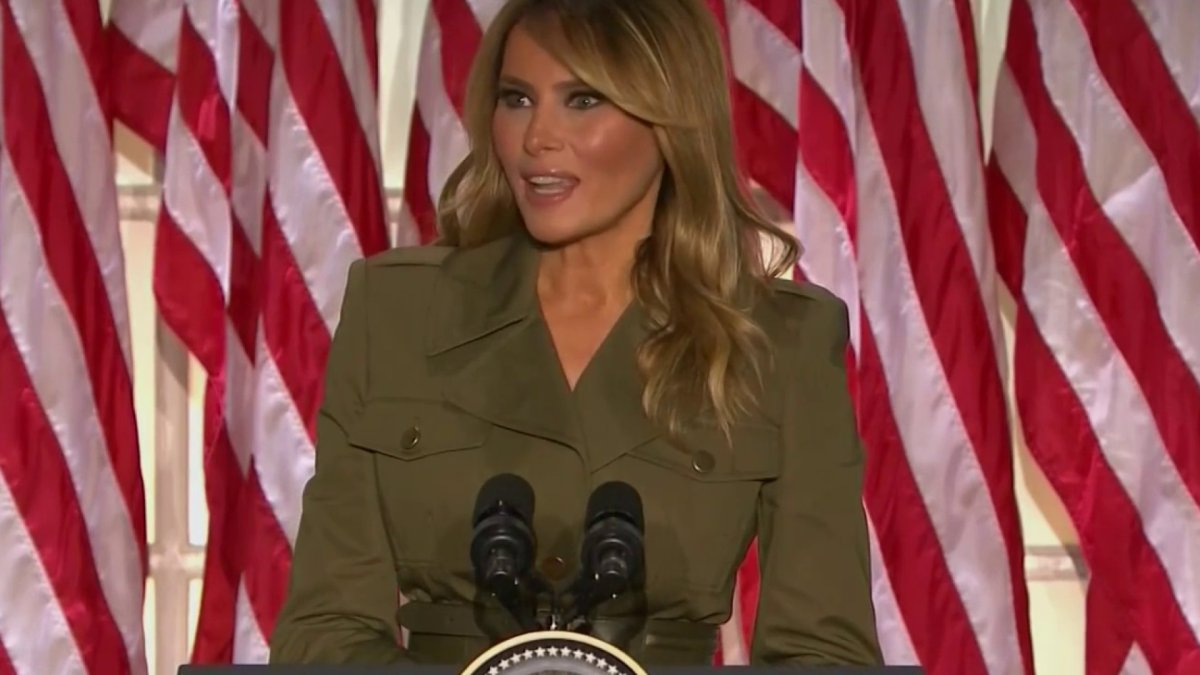 First Lady Melania Trump Speaks on Second Night of RNC – NBC New York