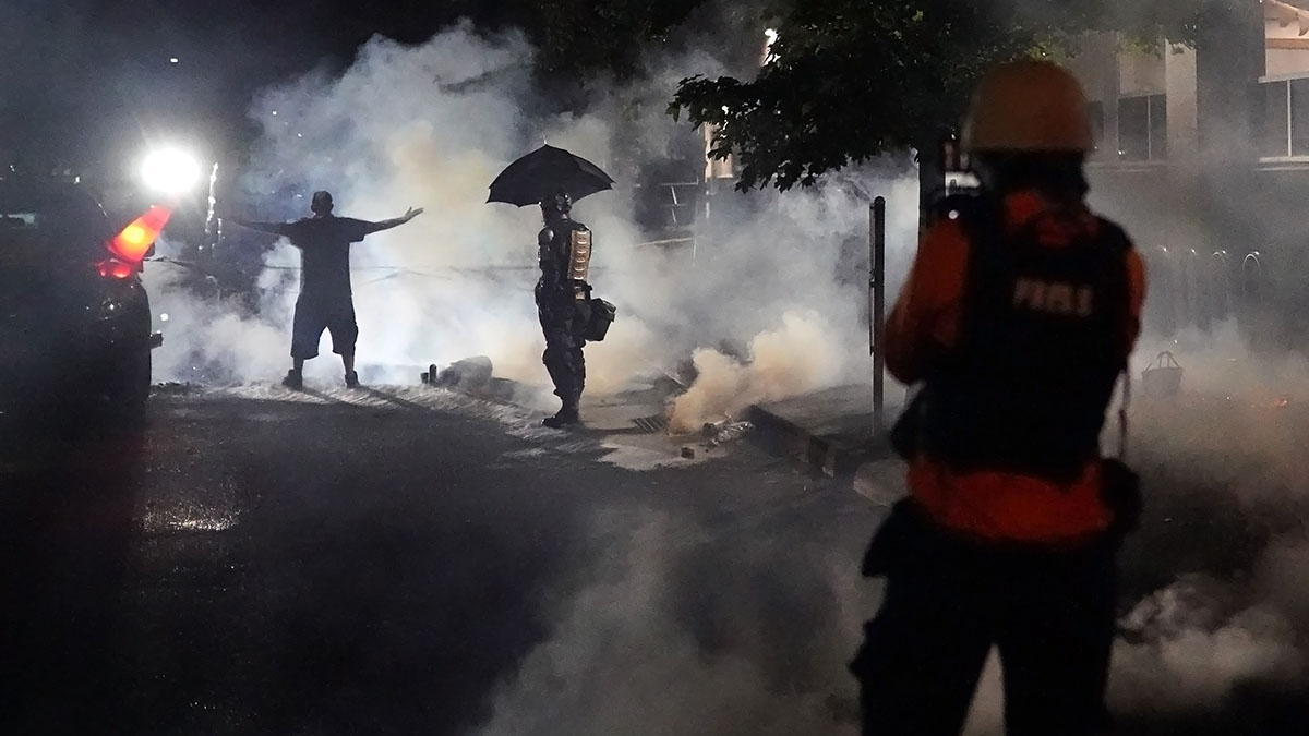 Portland Protests Turn Violent, Riot Declared – NBC New York
