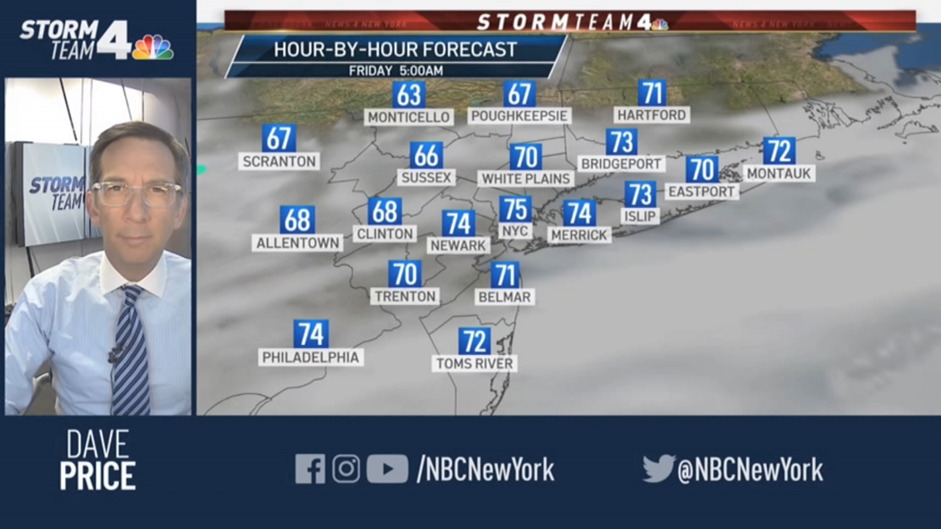 Latest Forecast From Storm Team 4 – NBC New York