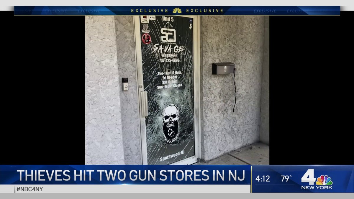 NJ Gun Shops on High Alert After Rare Robberies – NBC New York