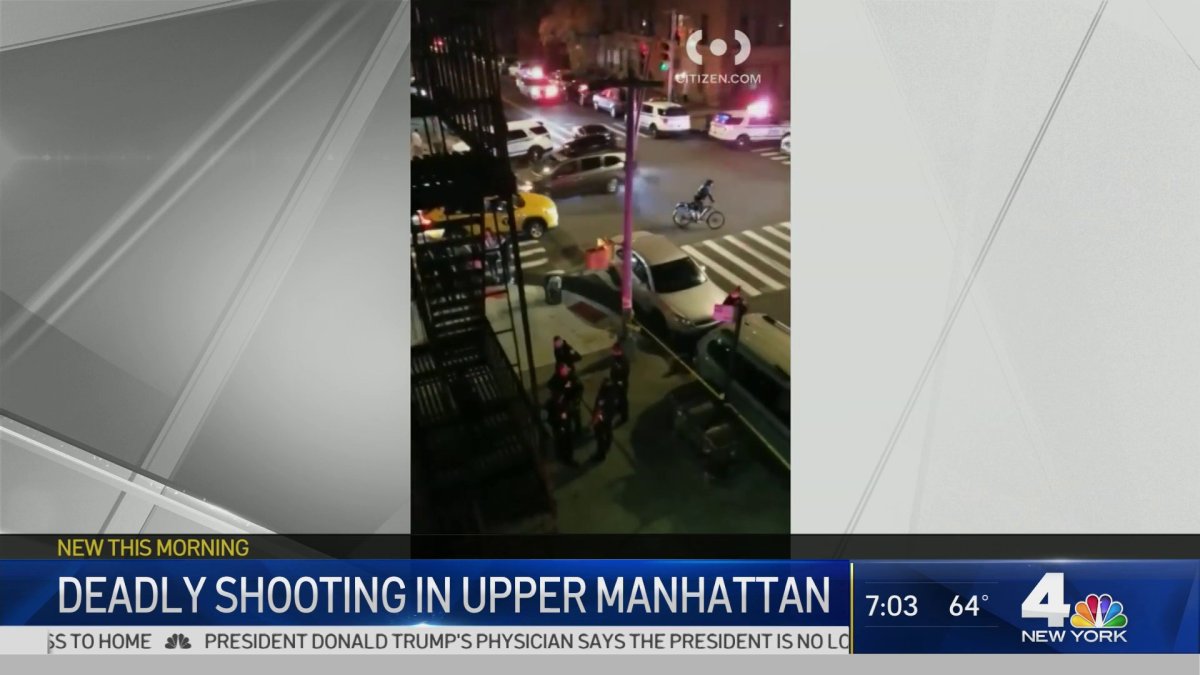 Deadly Shooting In Upper Manhattan Suspect In Custody Police Nbc