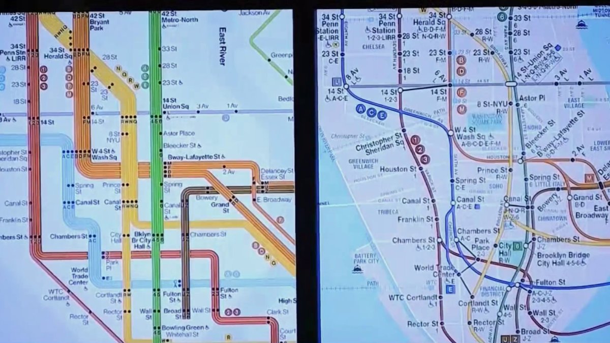 Iconic NYC Subway Map Now Appearing Live On a Smartphone Near You – NBC ...