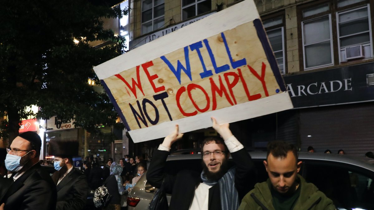 As COVID Protests Continue, Jewish and Catholic Groups Sue to Block ...